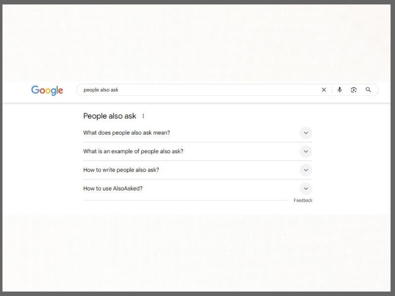 How to use "People Also Ask" for your SEO strategy